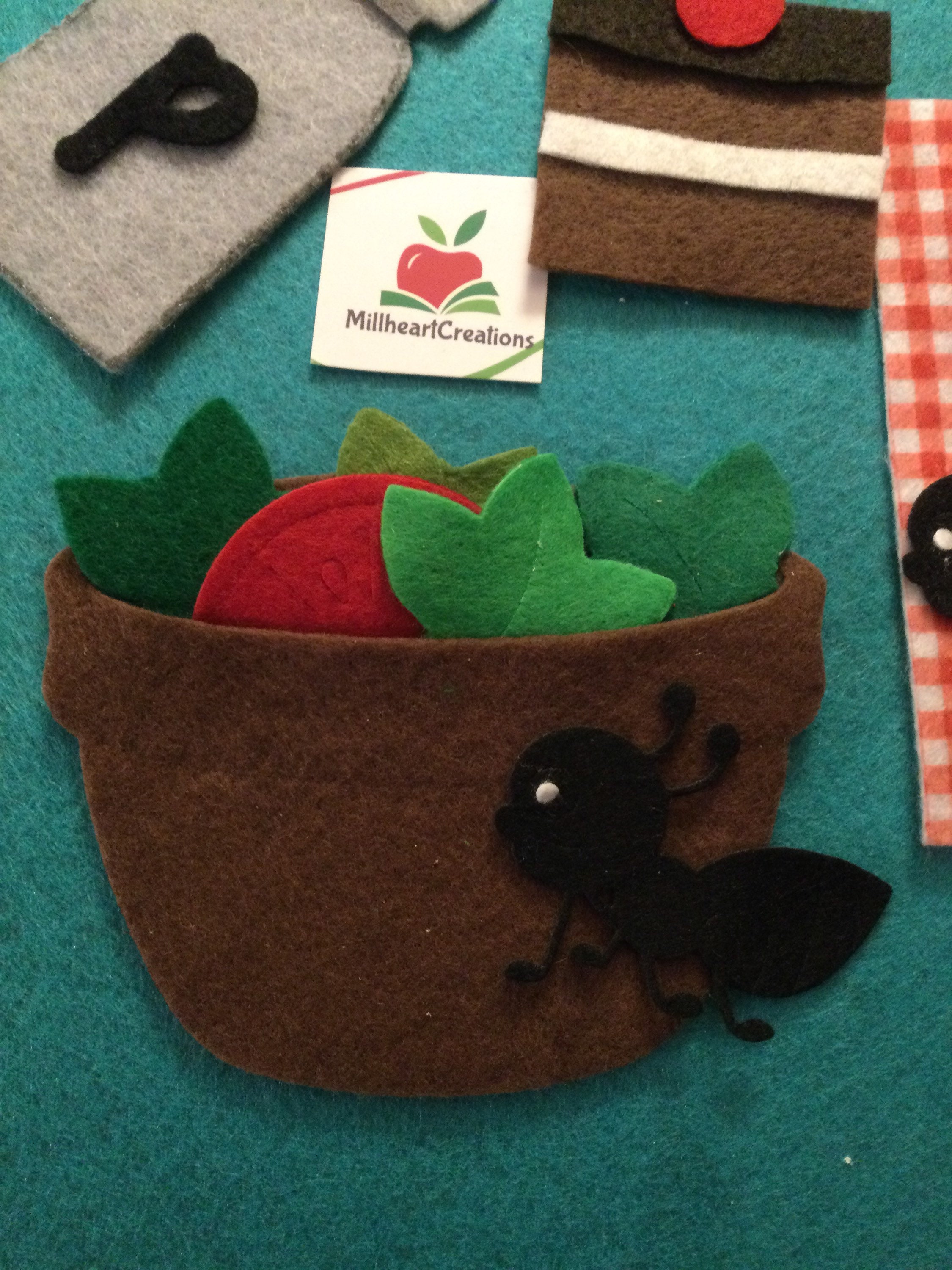 5 Hungry Ants Felt Story / Bugs / Teaching / Circle Time / - Etsy