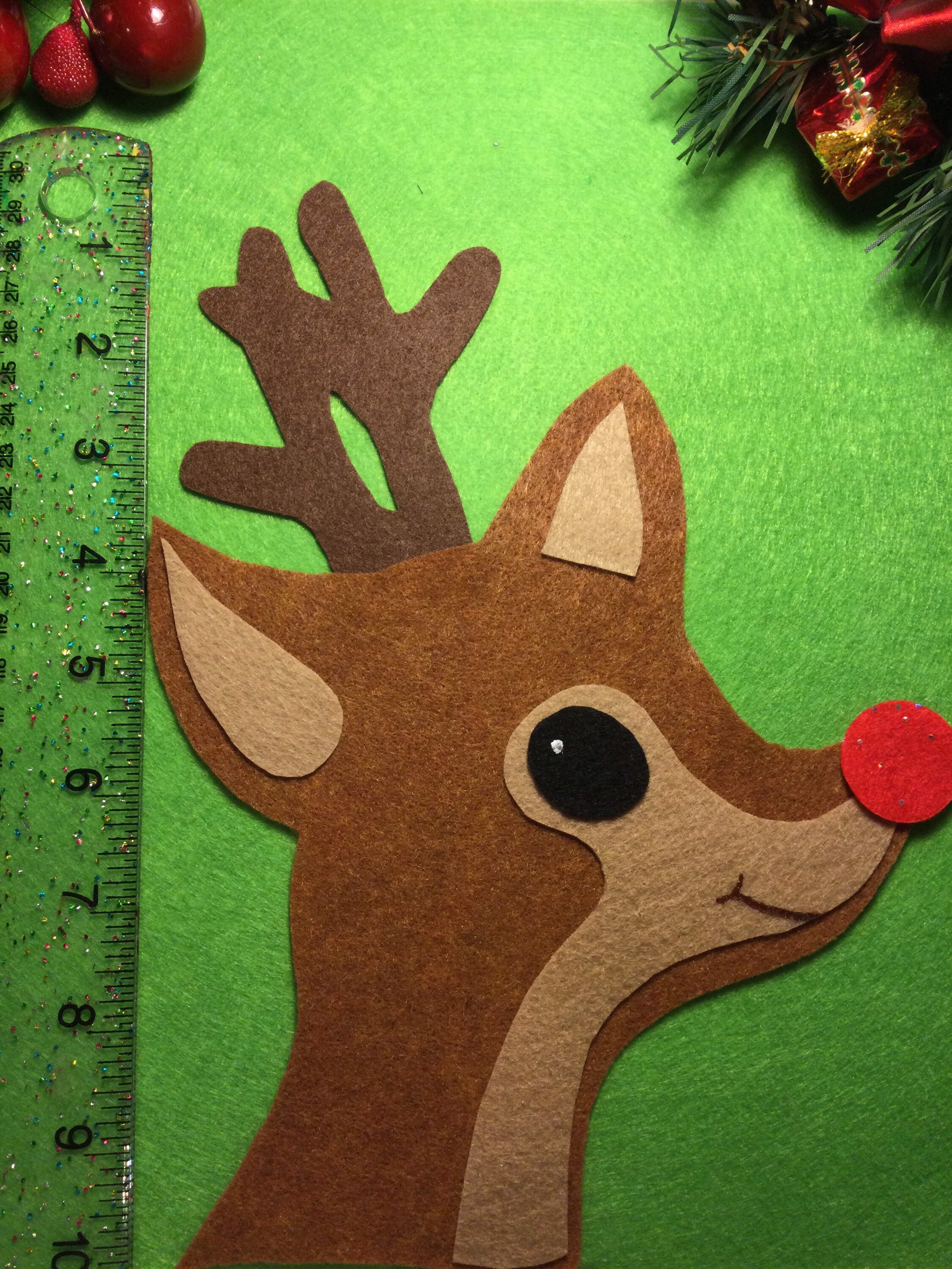 Larger Rudolph Colour Felt Story - Etsy