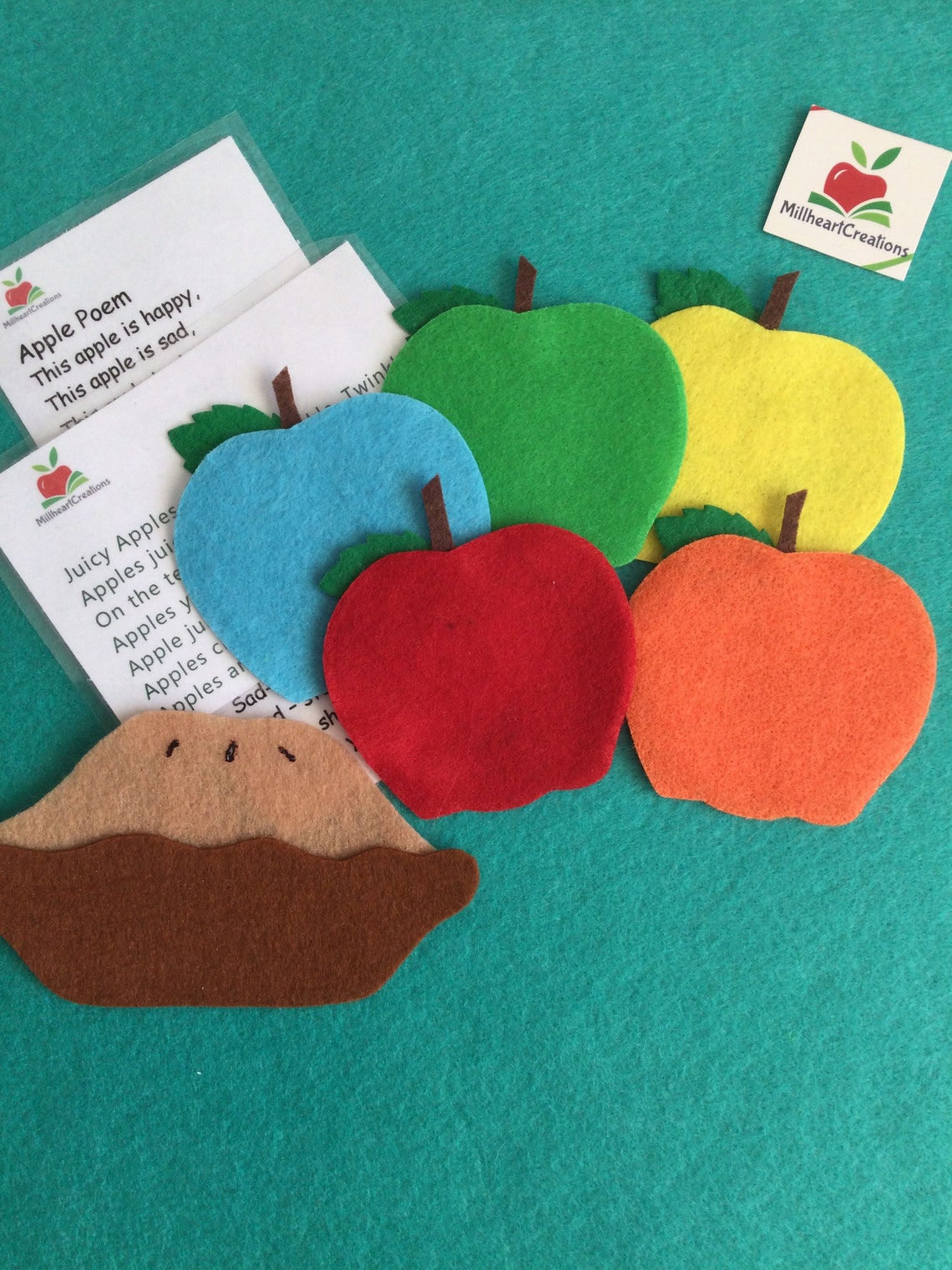 Emotion Apples / Colour Apples Felt Story. - Etsy