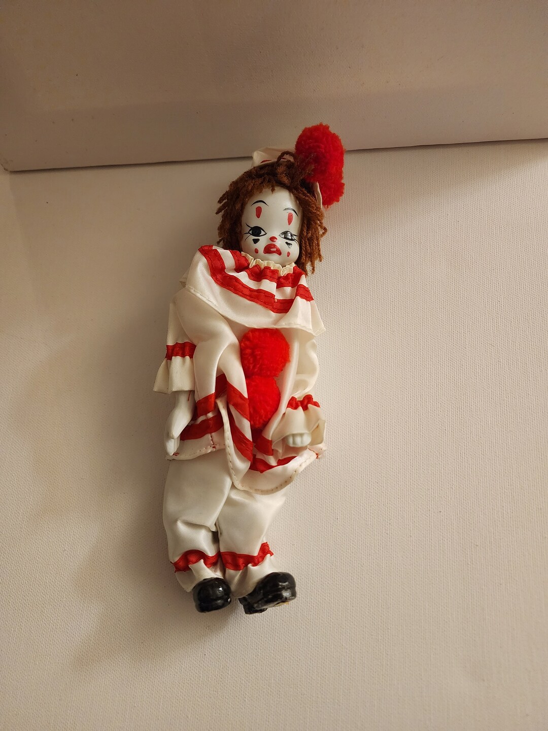 Bendable Clown Doll Porcelain Face/hands/feet - Etsy
