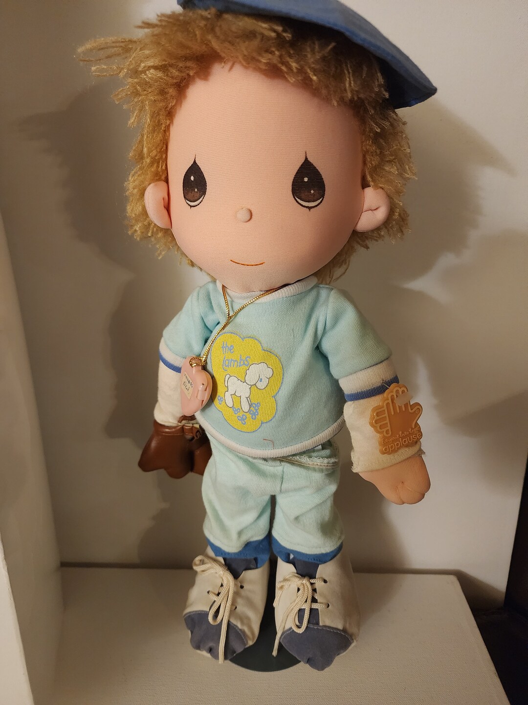 Precious Moments Bobby Baseball Player - Etsy