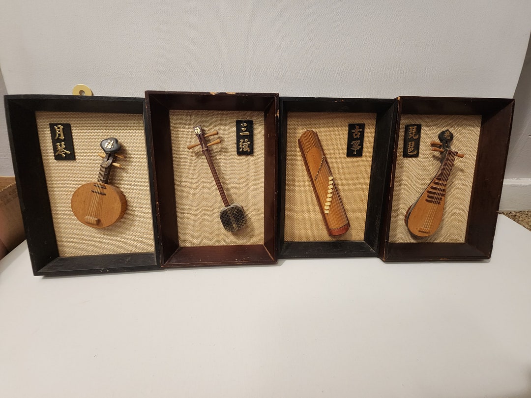 Miniature Chinese Musical Instrument Decor - Etsy