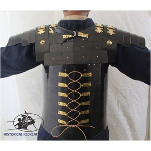 Roman Lorica Segmentata Armour - Brass Trimmed 20 Gauge Lorica ...