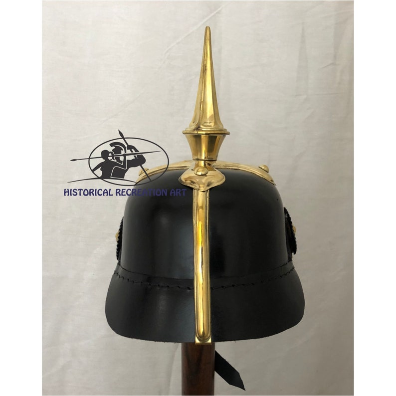 GERMAN Prussian PICKELHAUBE Helmet , Imperial Officer Spike Helmet ...