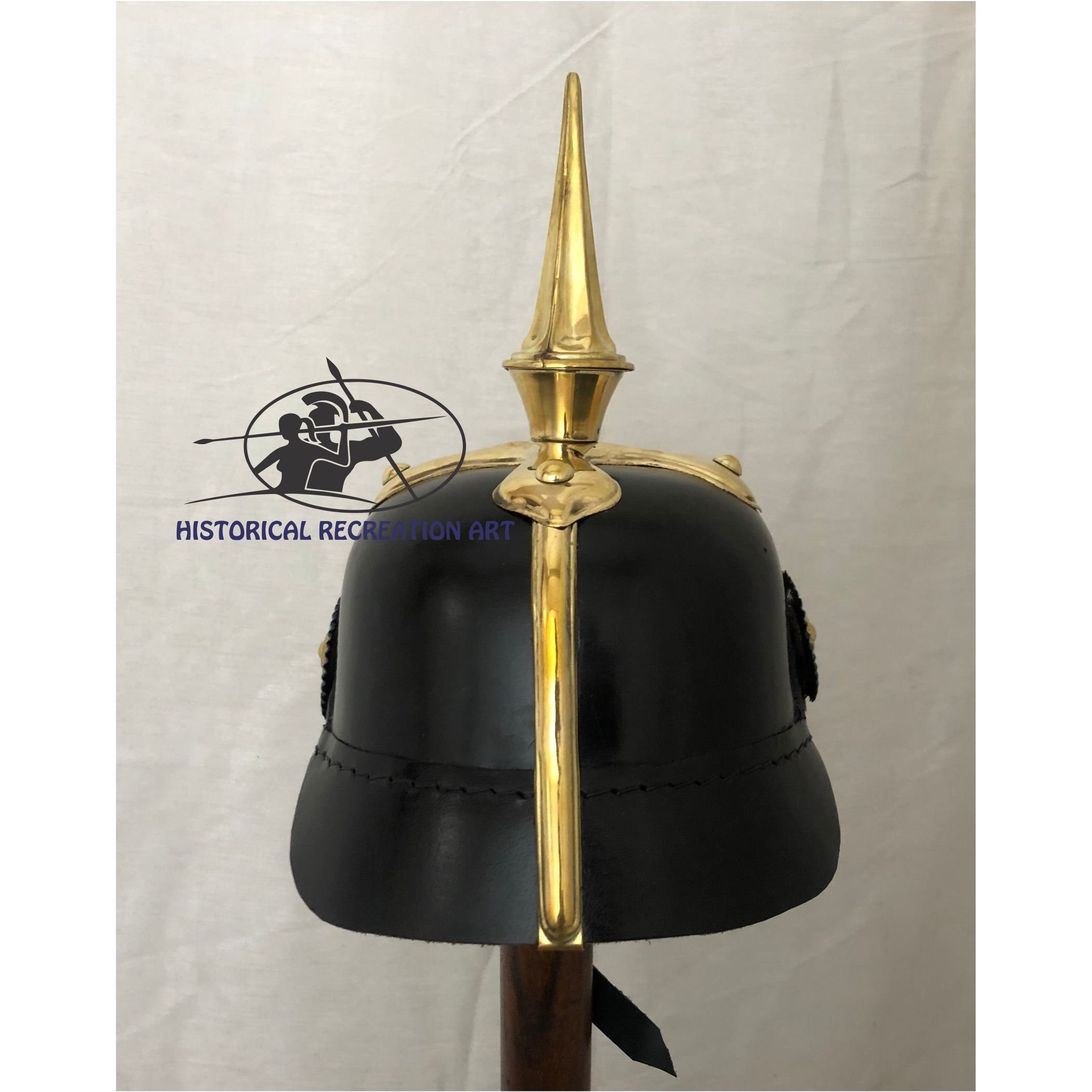 GERMAN Prussian PICKELHAUBE Helmet , Imperial Officer Spike Helmet ...
