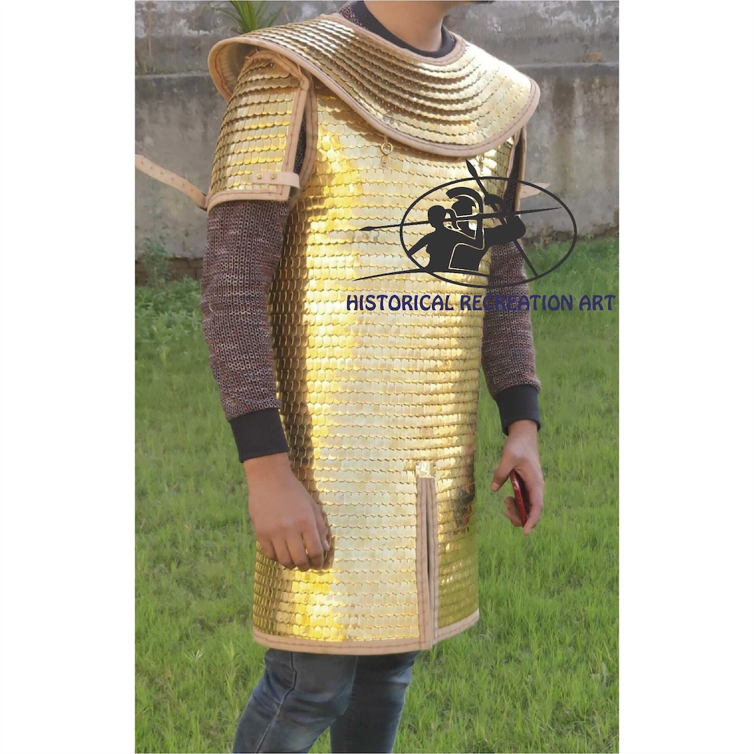 Brass Scale Long Version Lorica Squamata 15x25 MM (scale Armor) With ...