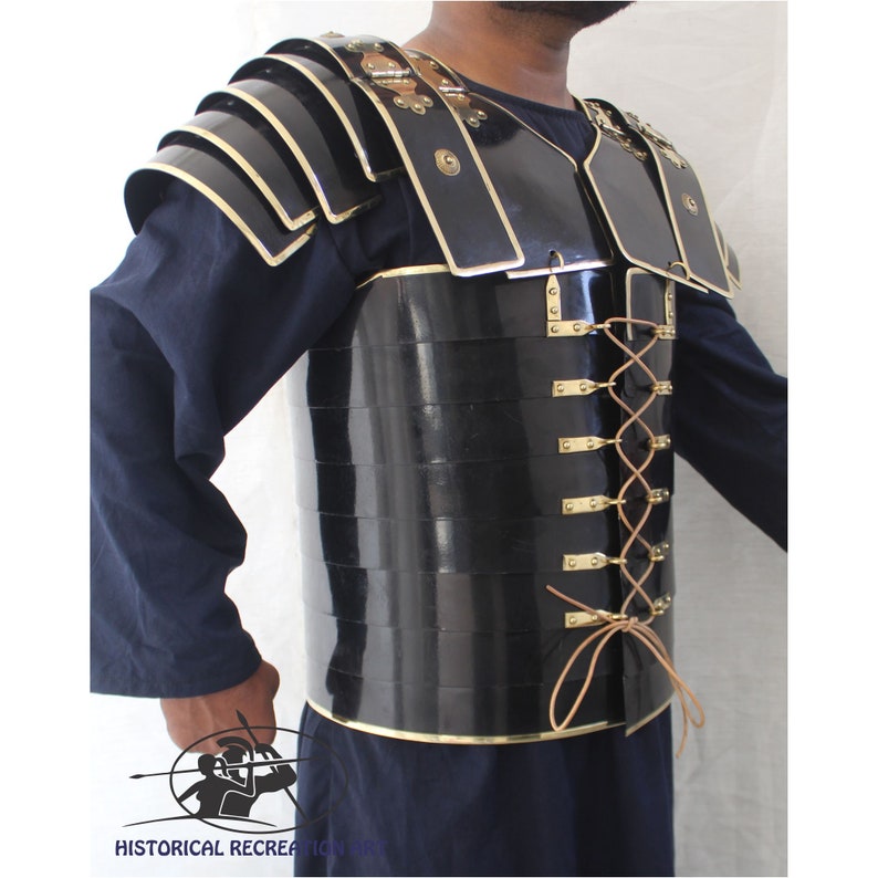 Roman Lorica Segmentata Armour Brass Trimmed 20 Gauge Lorica - Etsy