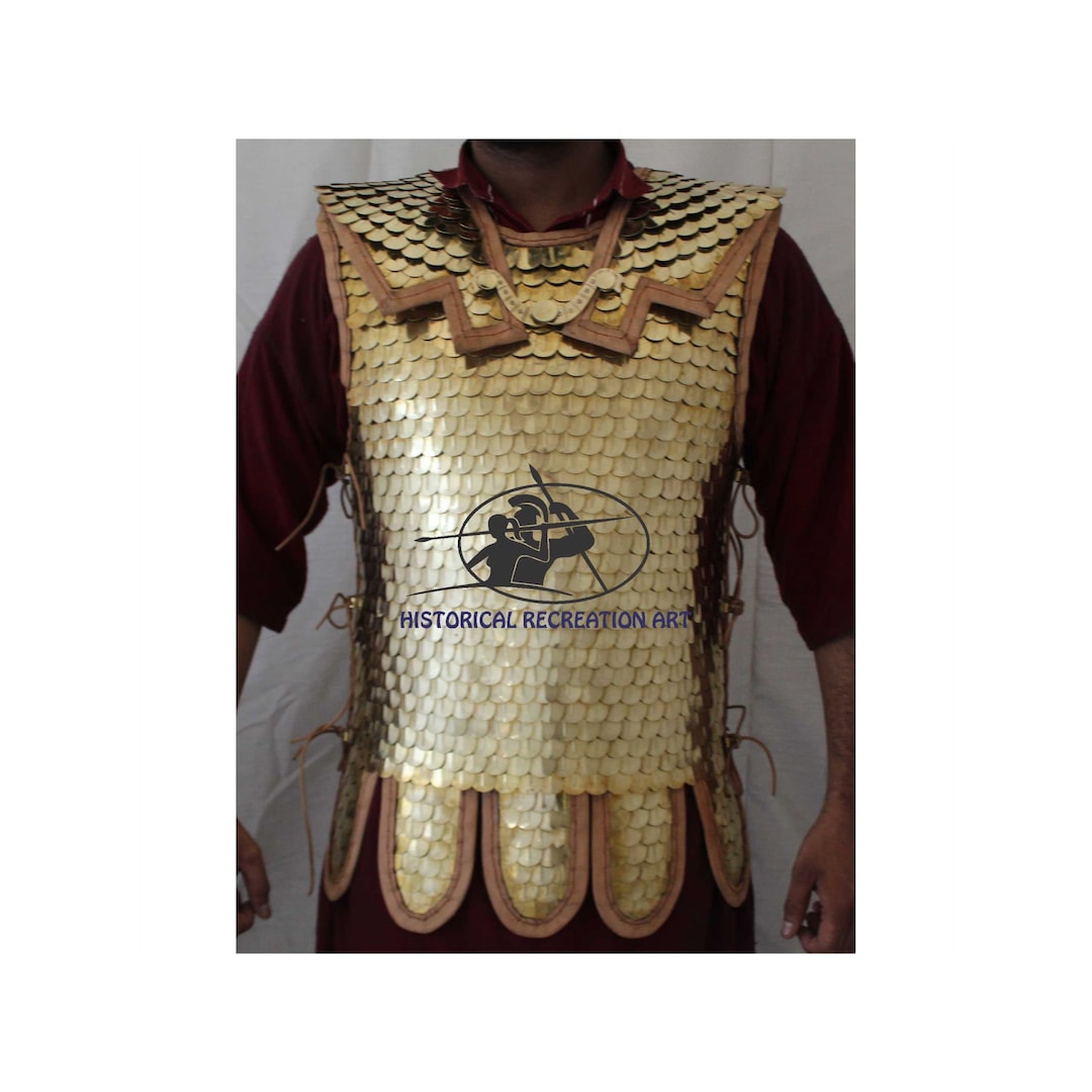 Brass Scale Lorica Squamata (25x35mm) (scale Armor) With Doubler ...