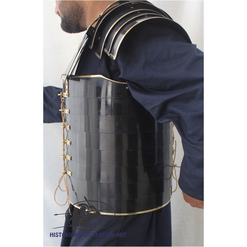 Roman Lorica Segmentata Armour Brass Trimmed 20 Gauge Lorica - Etsy