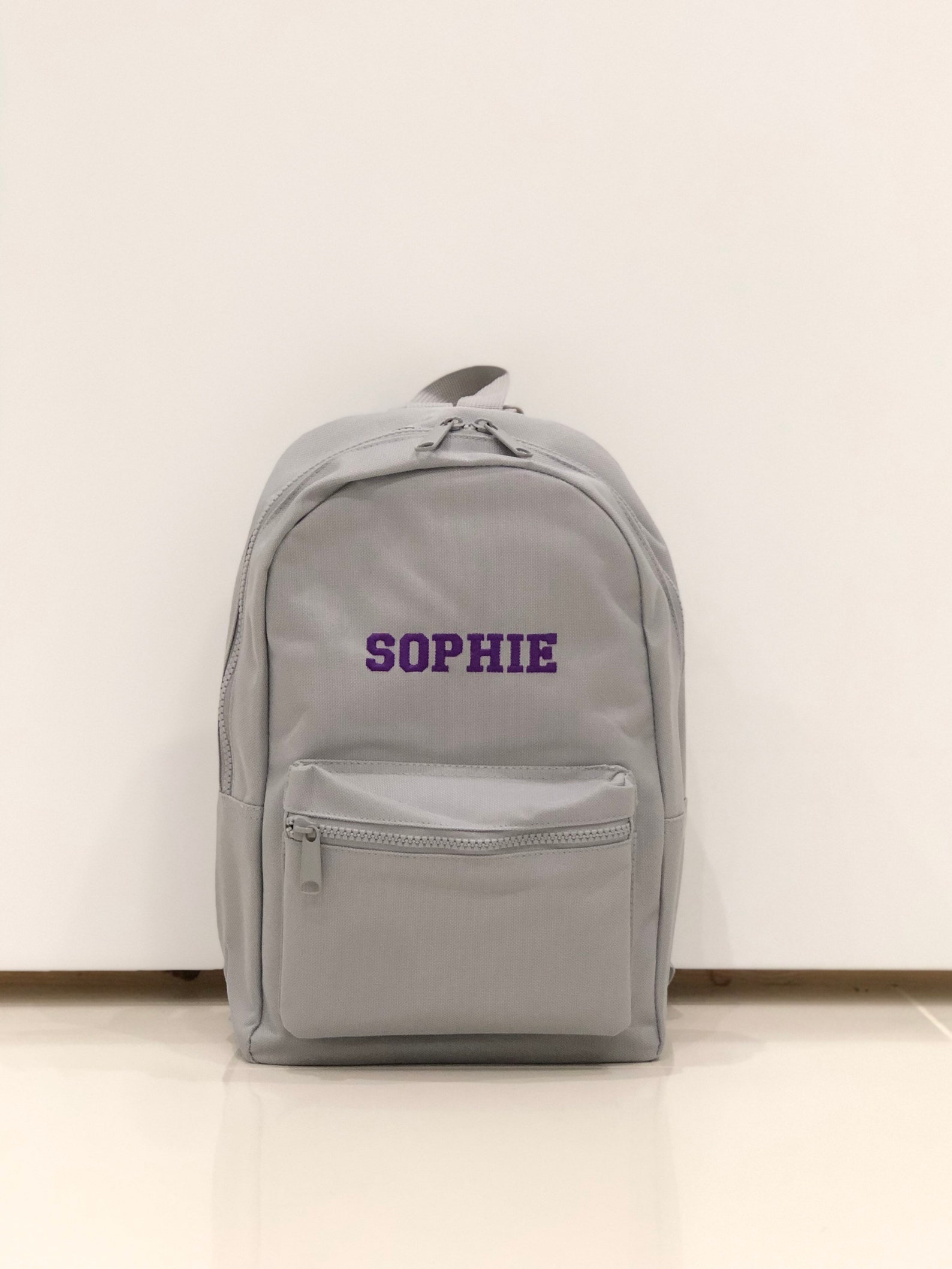 2-ITEMS Personalised Name Mini Backpack Rucksack Bag & Blanket | Etsy