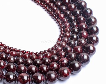 Deep Red Beads | Etsy