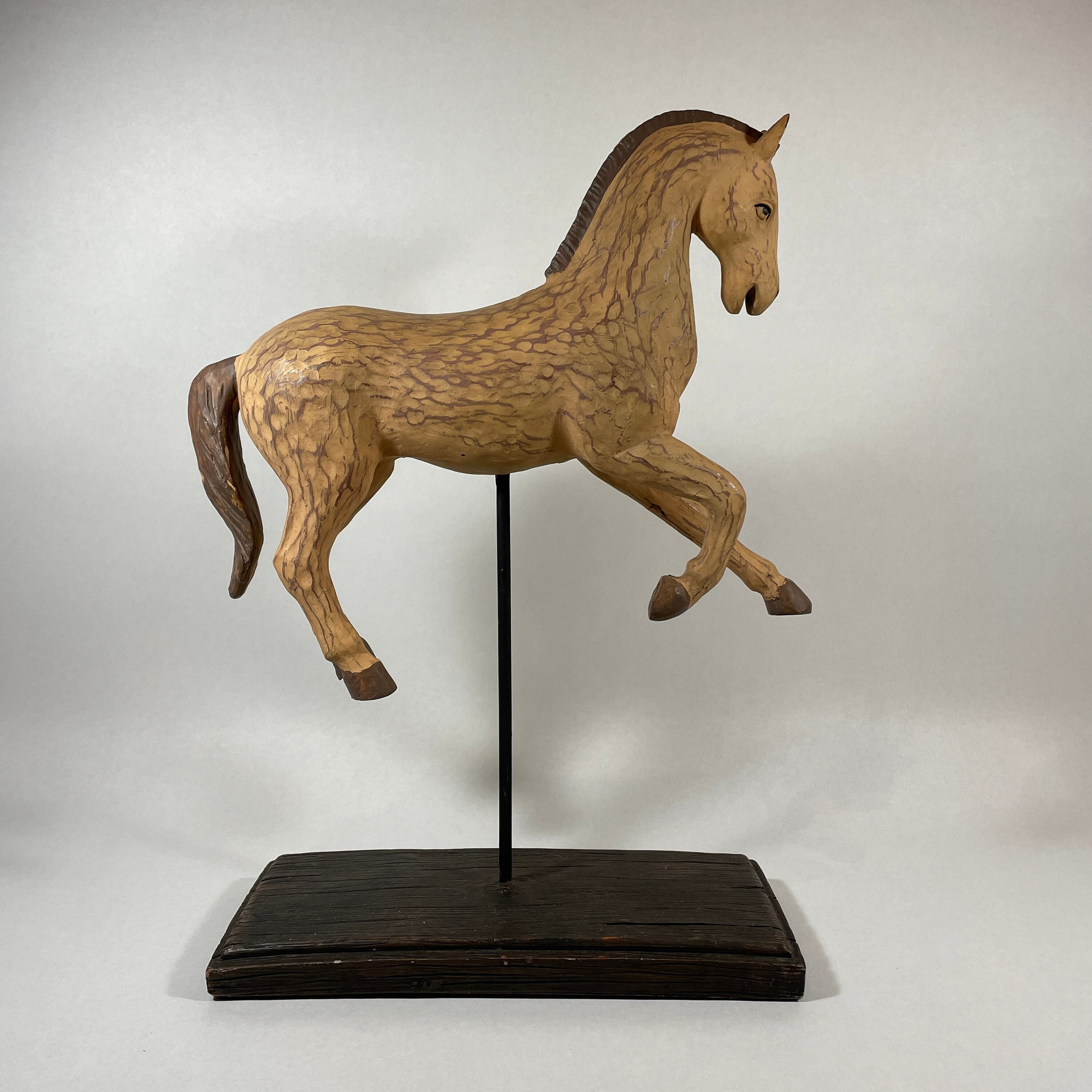 Horse, Horse Statue, Wood Horse, Stallion, Equestrian, Country, Farm ...
