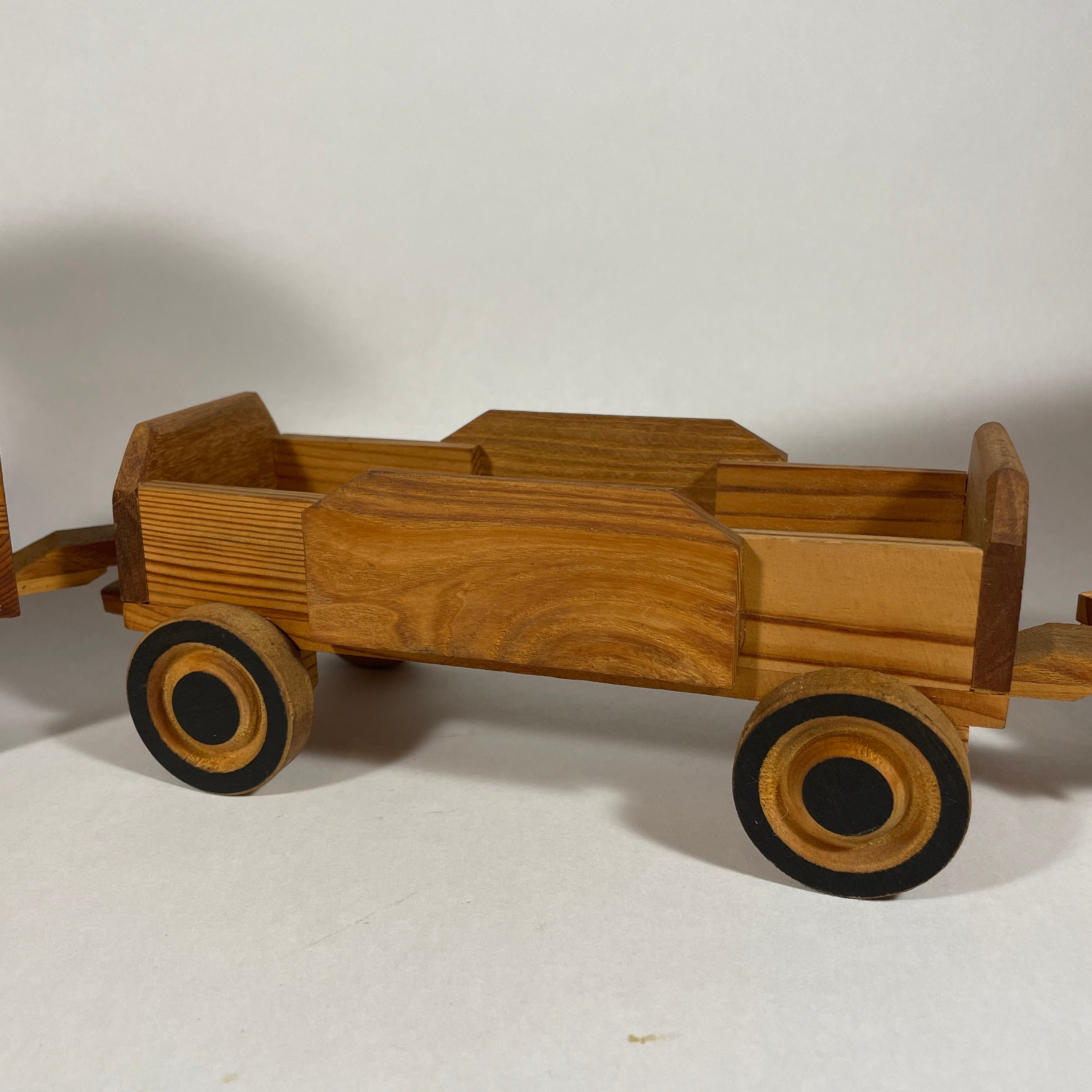 Train Train Set Wood Train Set Handmade Wood Trian Set - Etsy