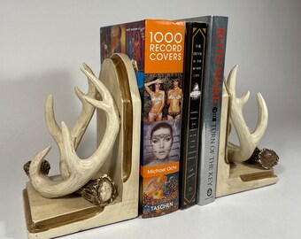 Antler Bookends - Etsy
