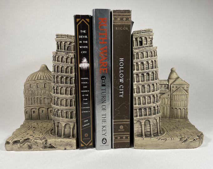 Bookends, Leaning Tower of Pisa, Leaning Tower of Pisa Bookends ...