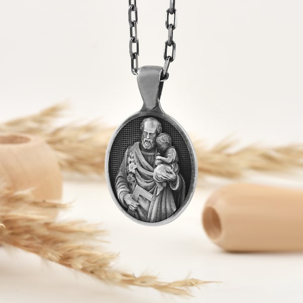 Saint Joseph Gold Chain - Etsy