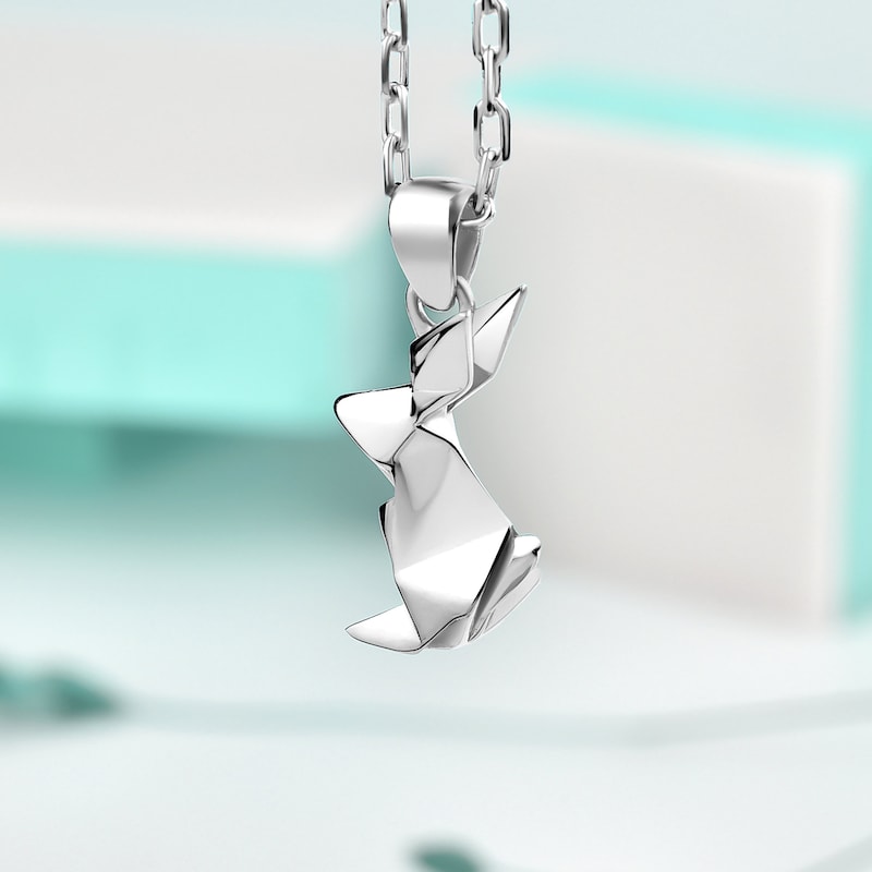 Rabbit Necklace - Etsy