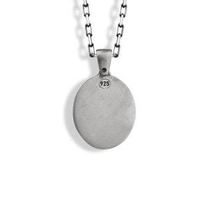 St Luke Pendant Necklace in 14K or 18K Gold, Saint Luke the Evangelist ...