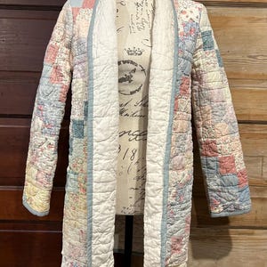 Multi-color Floral Patchwork Quilt Coat - Etsy