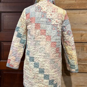 Multi-color Floral Patchwork Quilt Coat - Etsy