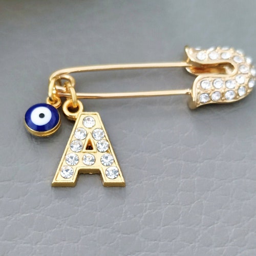 Pretty Safety Pin for Infant Protection Personalized Custom - Etsy