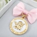 Angel Crib Medal, Guardian Angel Pin Brooch, Watch Over Baby Baptism ...