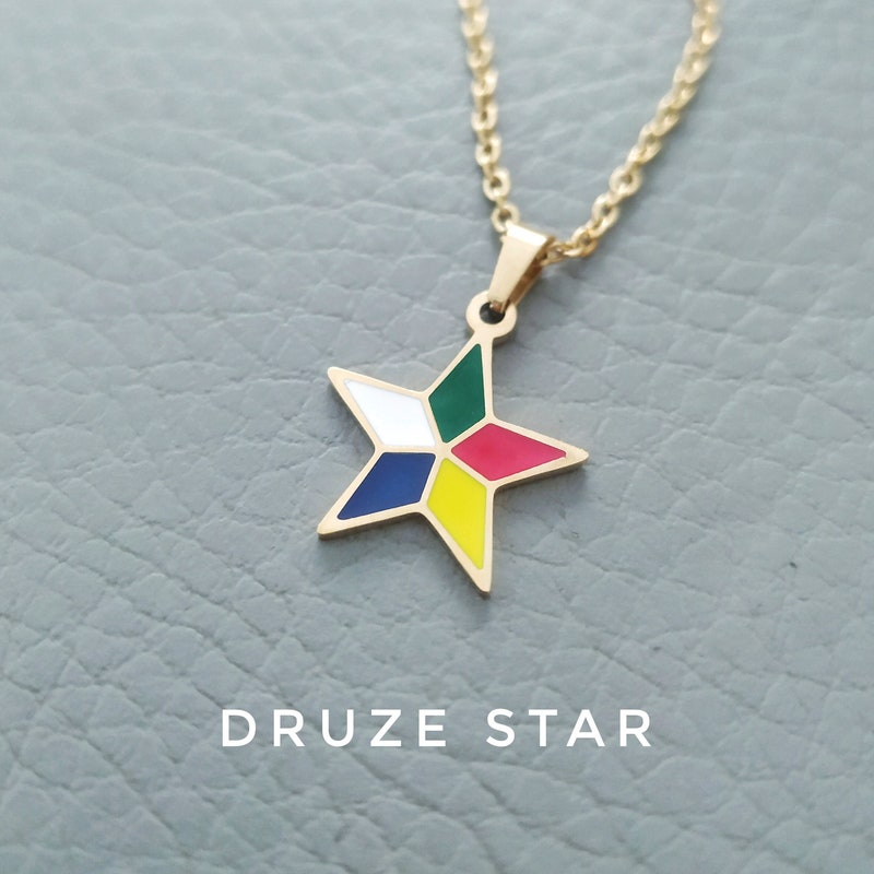 Five Pointed Star Necklace - Etsy