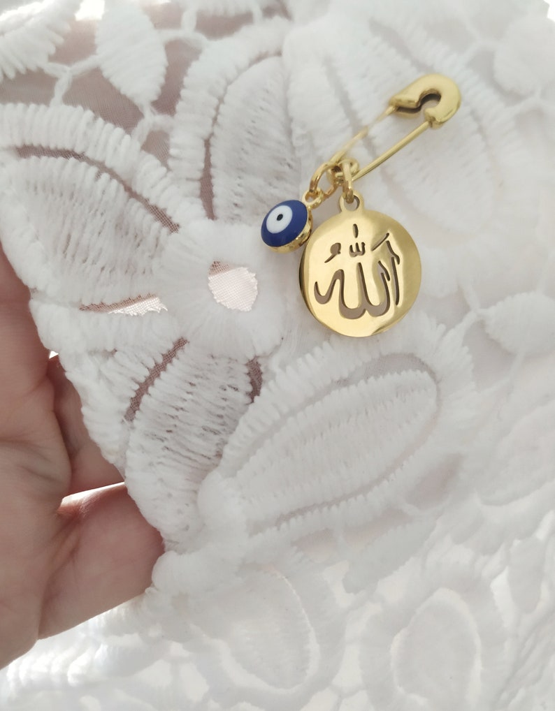 Mini Tiny Allah Baby Pin Brooch, Small Gold Allah Charm Pin - Etsy