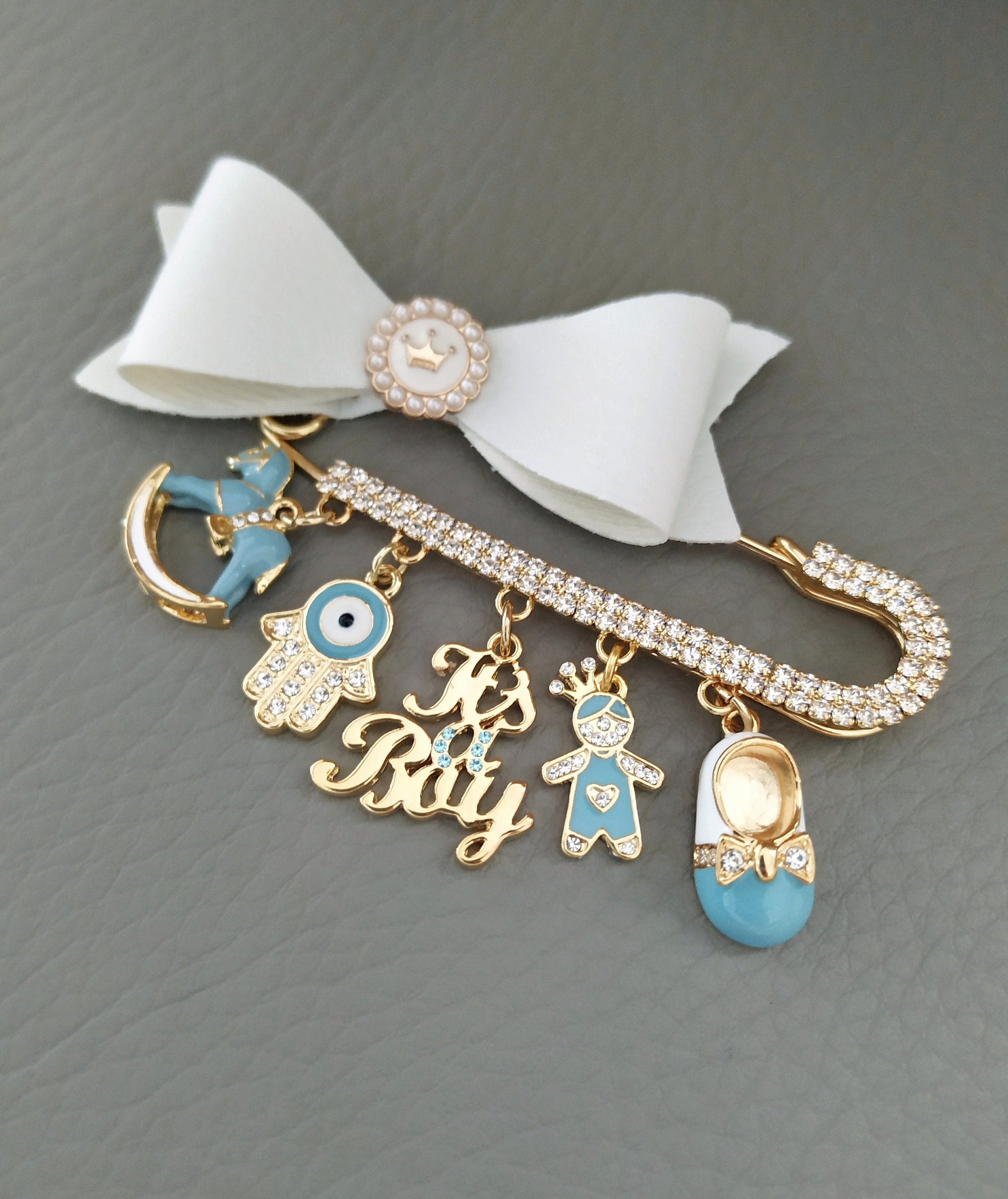Baby Girl Pin Brooch Girl Safety Pin Infant Jewelry - Etsy