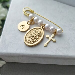 Saint Michael the Archangel Pin, Defend Children of God, Personalized ...