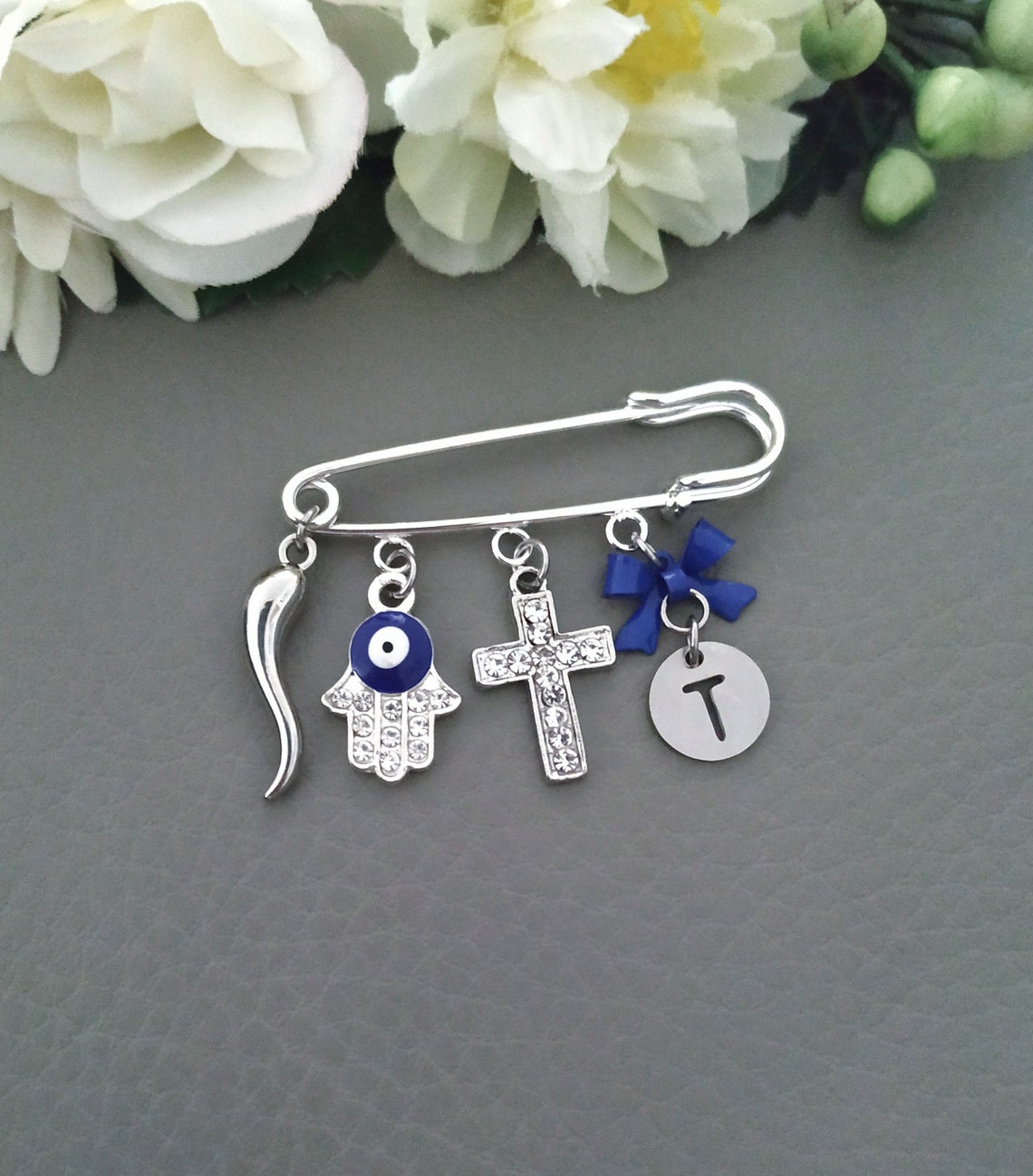 Personalized Italian Horn Pin Personalized Italian Horn - Etsy