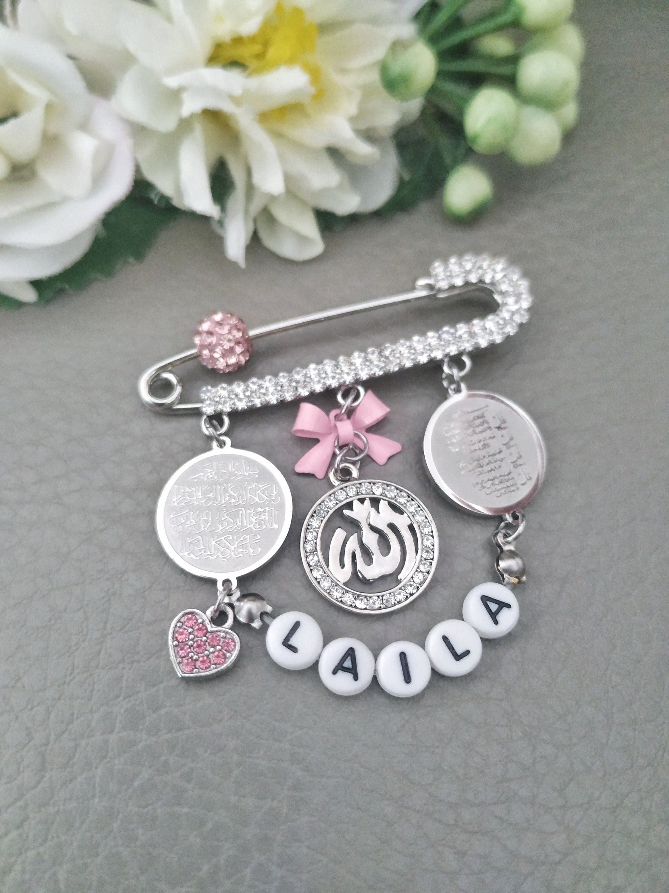 Koran personalisierte Pin Silber Gold Allah Pin Brosche - Etsy.de