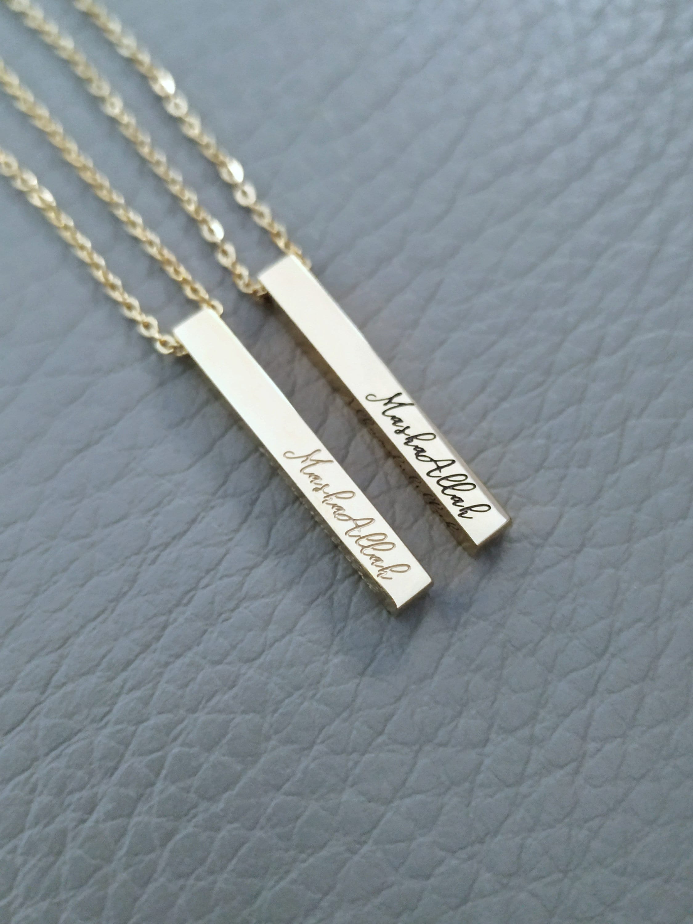 Gold Mashallah Necklace Muslim Islam Quran Necklace Islamic | Etsy