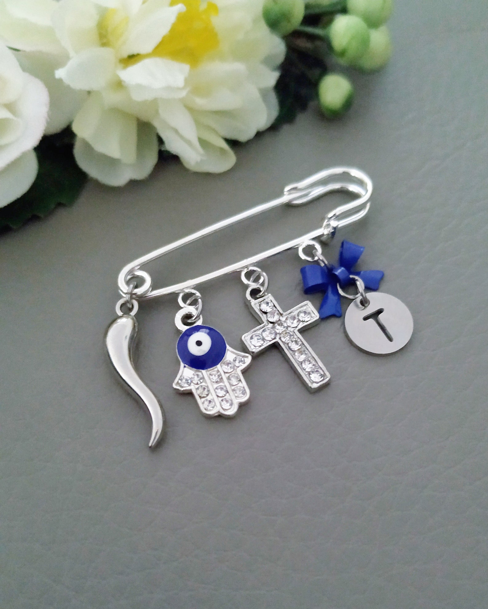 Personalized Italian Horn Pin Personalized Italian Horn - Etsy