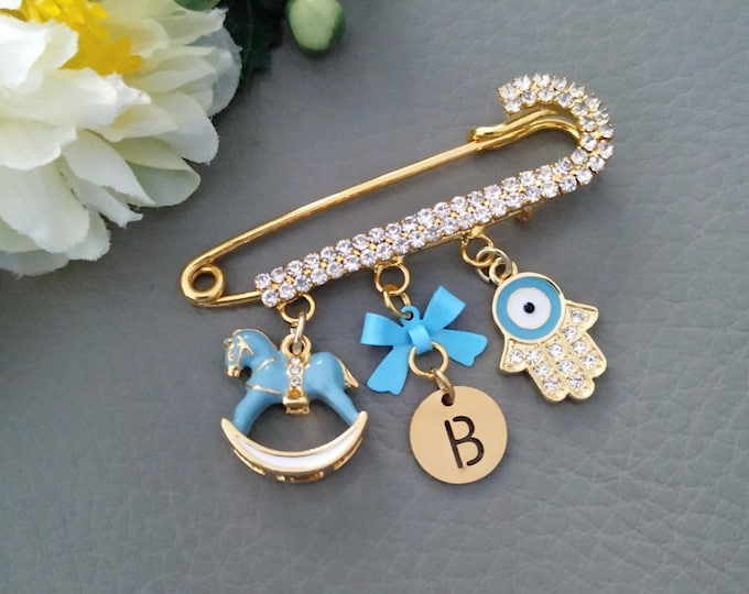 Super Cute Newborn Baby Boy Gift Personalized Baby Pin Happy - Etsy