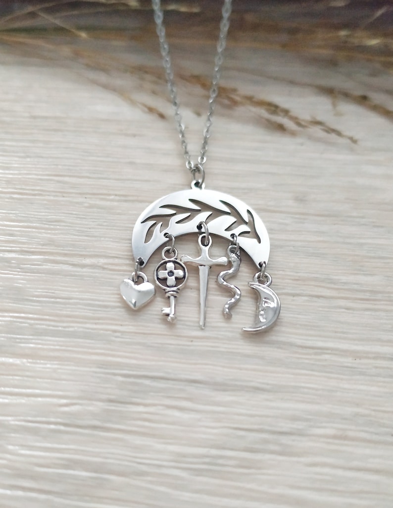 Modern Cimaruta Necklace Coppini Symbols Pendant Italy Folk - Etsy