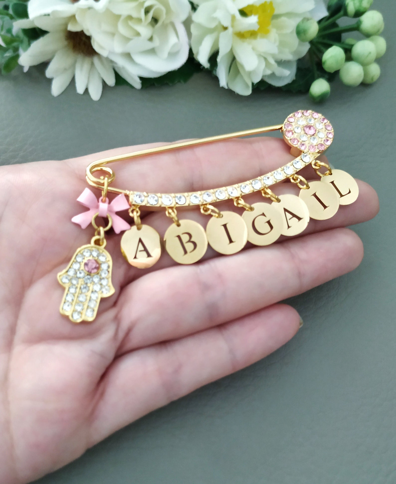 Mal De Ojo Pin Custom Personalized - Etsy