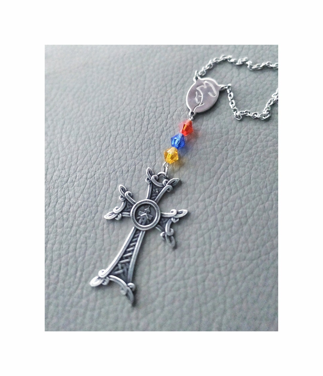Armenian Cross Car Charm, Khachkar Pendant, Armenia Flag Hanging ...