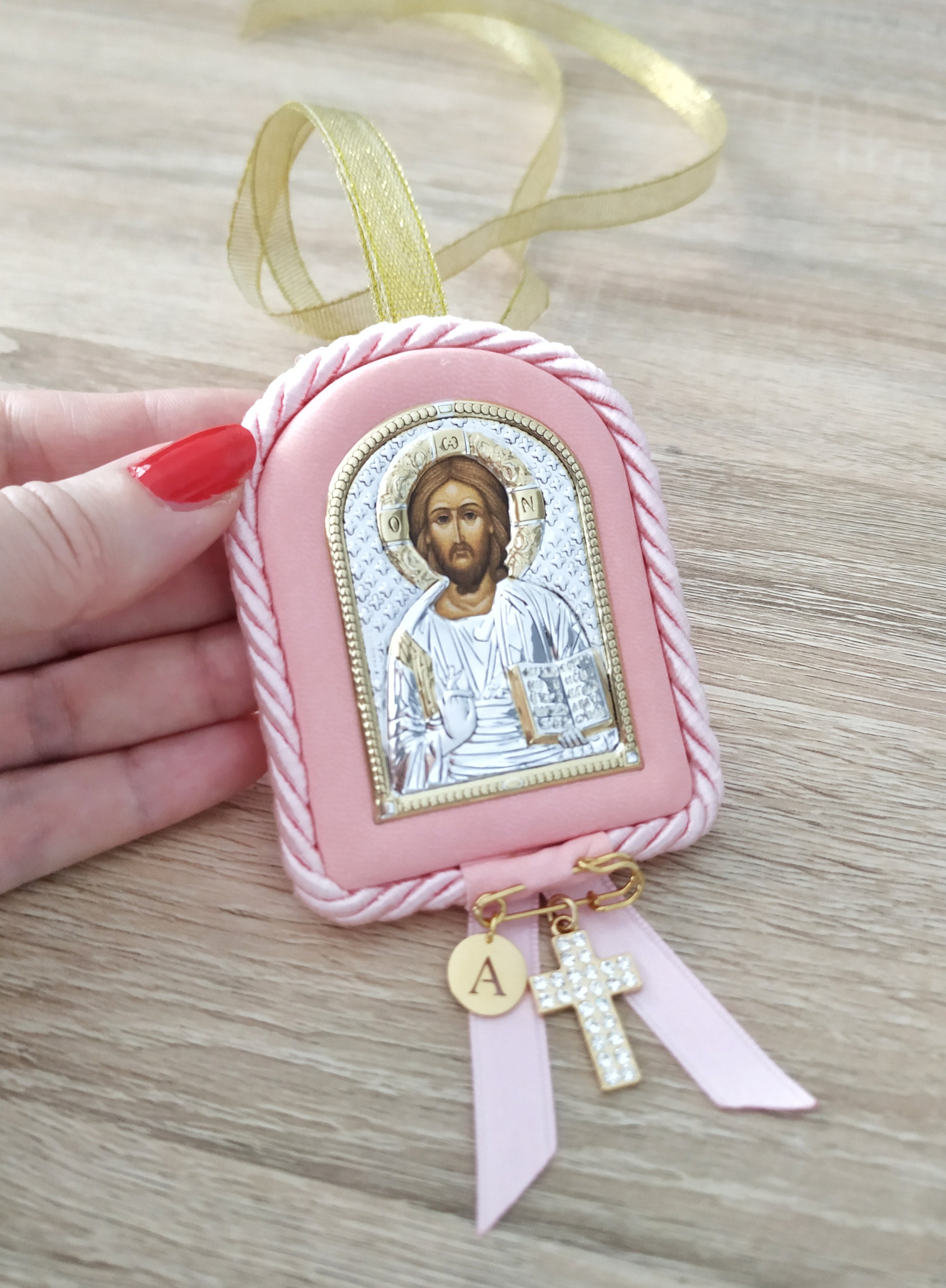 Jesus Icon for Baby Personalized Boy Girl Religious Icon | Etsy