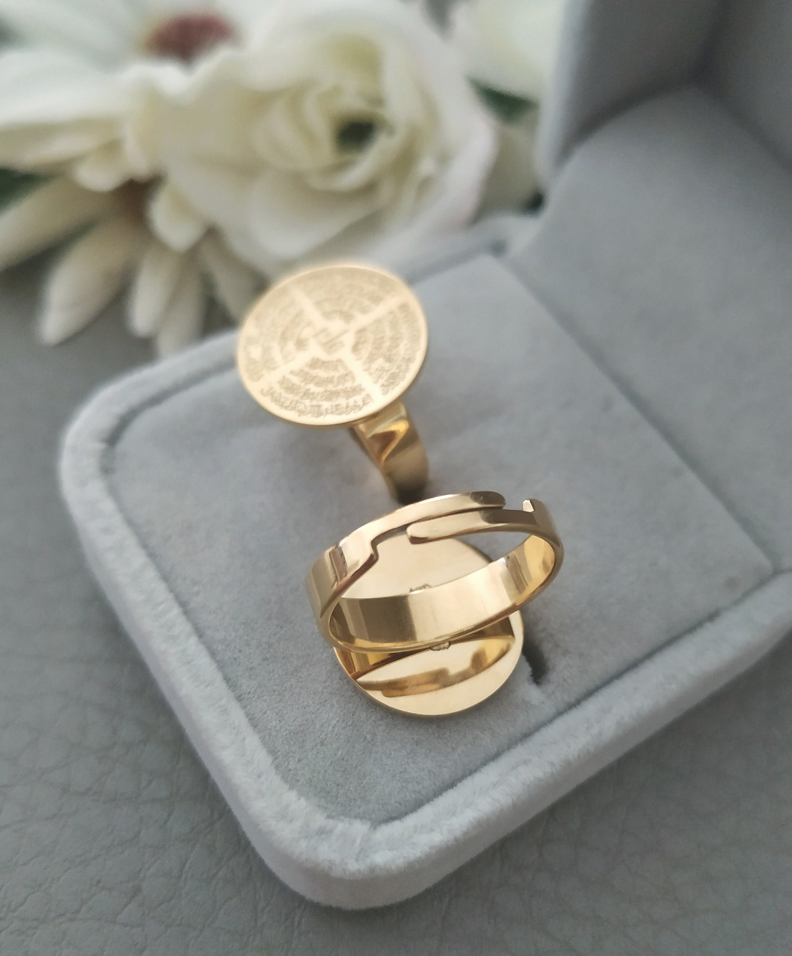 Exclusive Ayatul Kursi Ring 4 Qul Muslim Islam Cuff Quran - Etsy