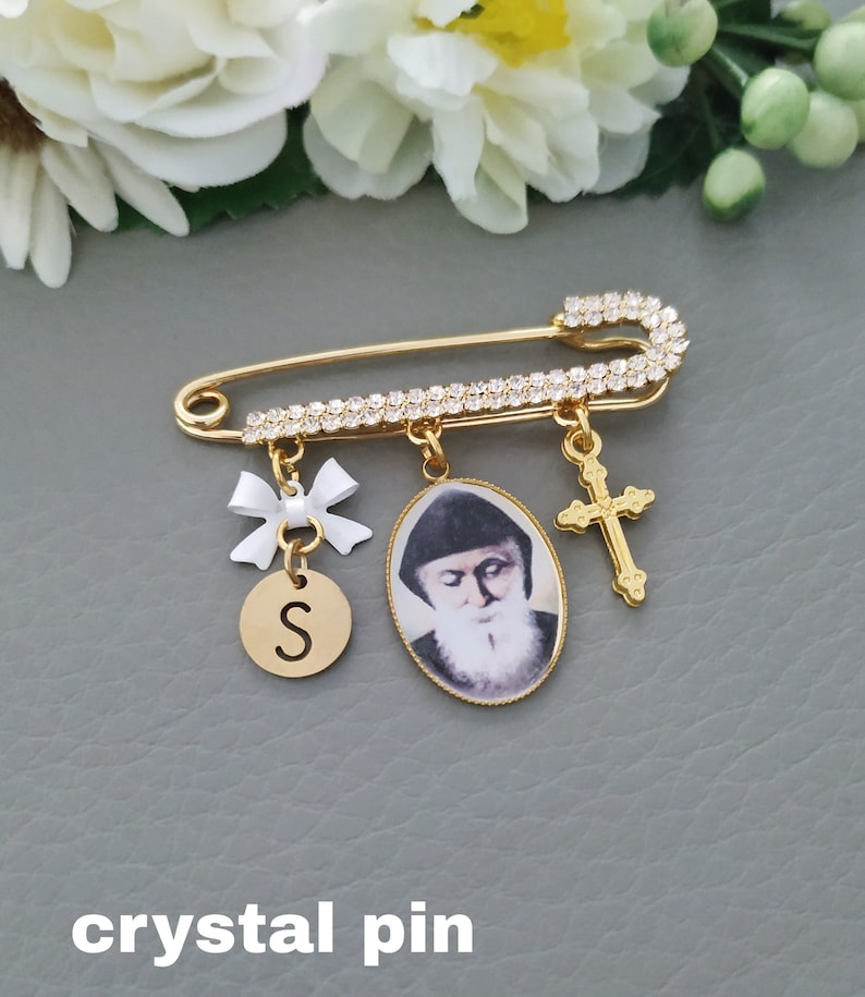St. Charbel Jewelry Catholic Jewelry Personalized Saint - Etsy