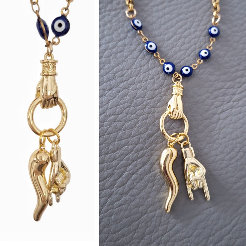 Italian Hand Charm - Etsy