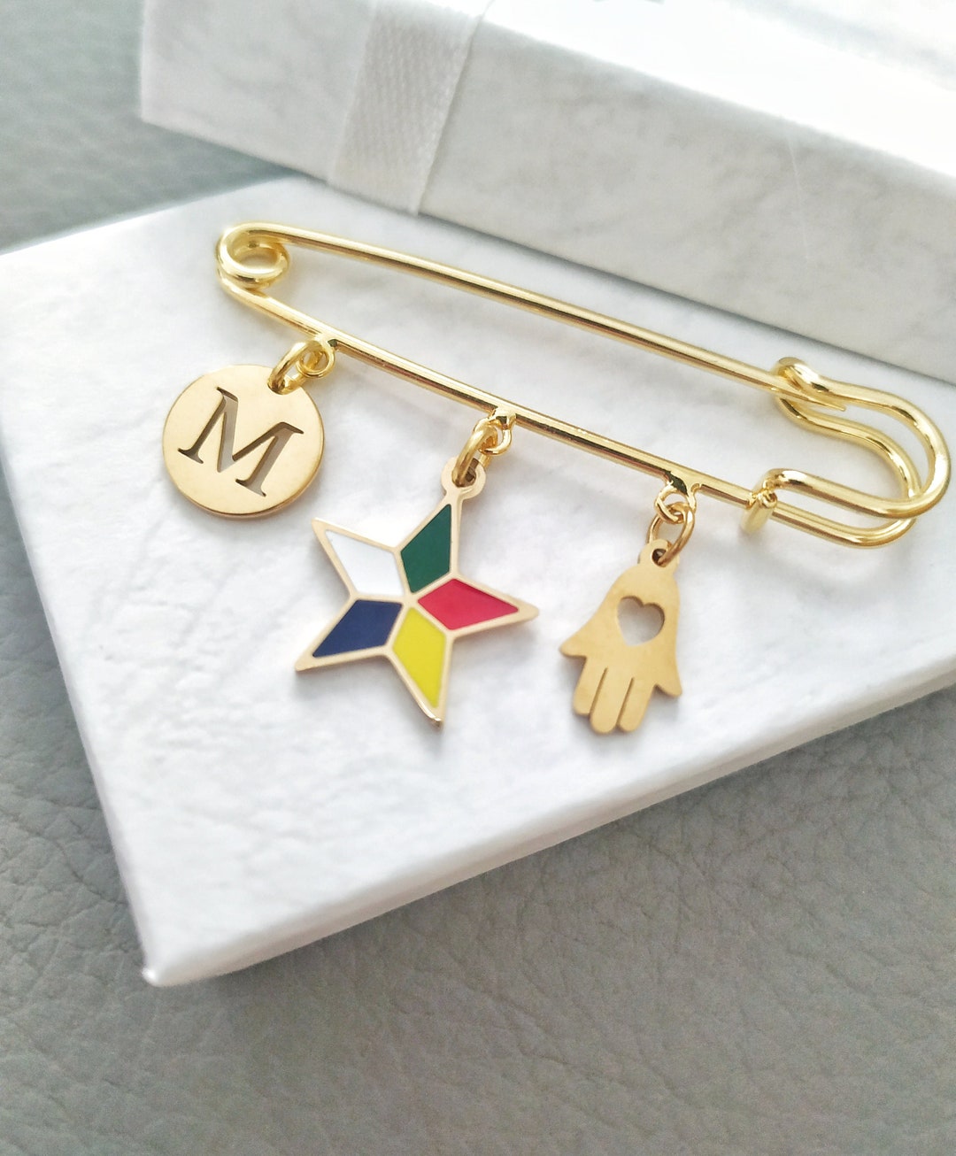 Druze Faith Jewelry, Druze Star Pin Brooch, Personalized Gift - Etsy ...