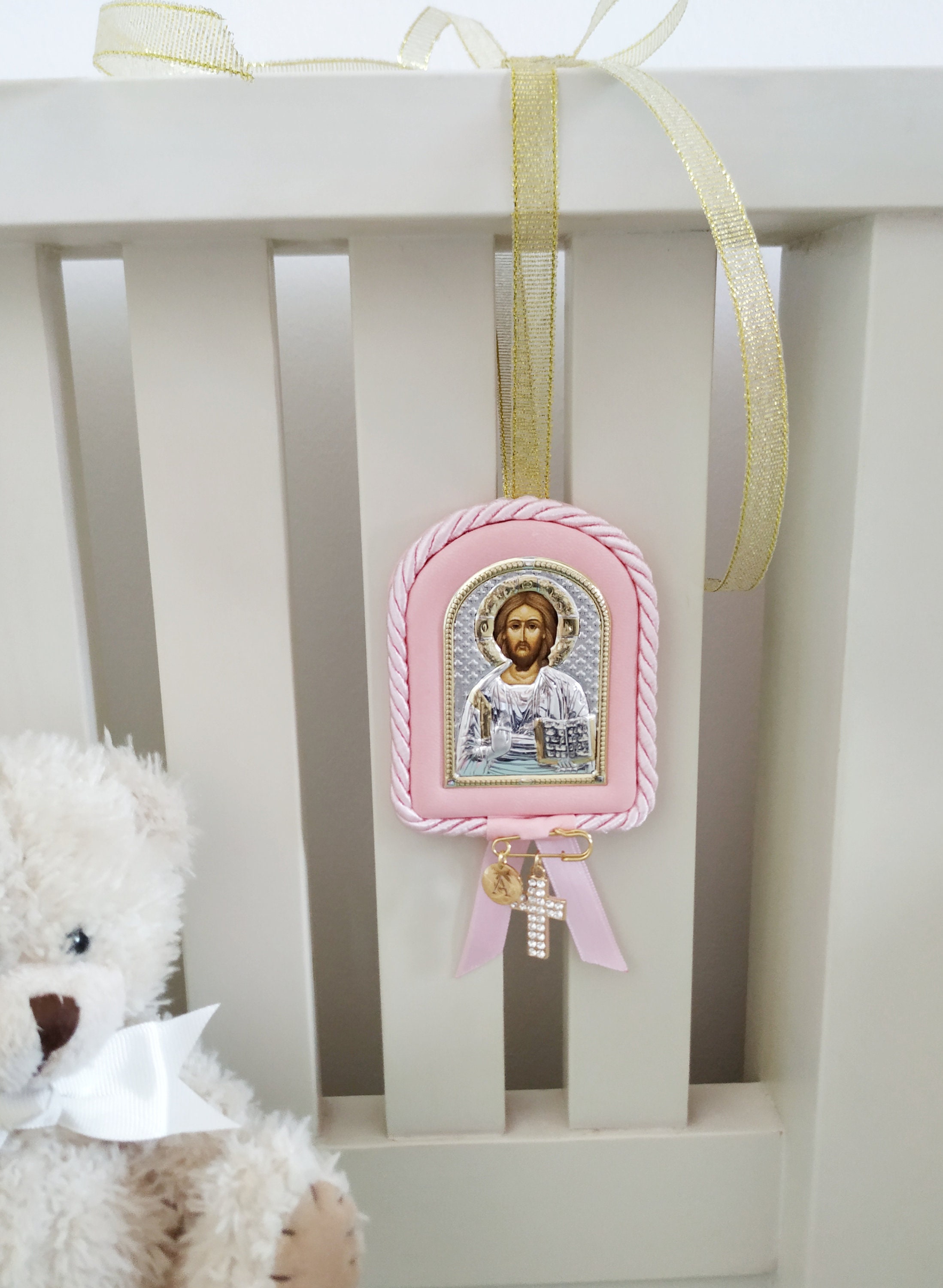 Jesus Icon for Baby Crib Religious Orthodoxic Hanging - Etsy