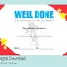 Printable Certificate of Achievement, Good Behaviour Reward, Digital ...