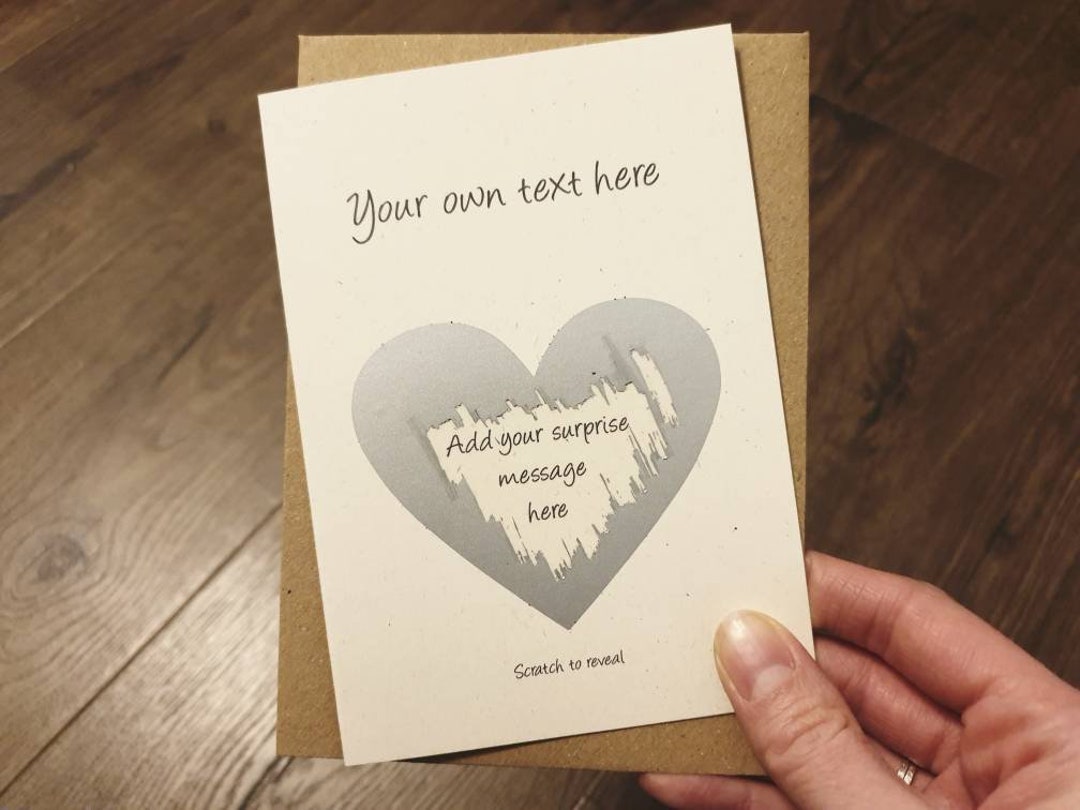 Custom Scratch Cards, Personalised Scratch Cards, Small Business Thank ...