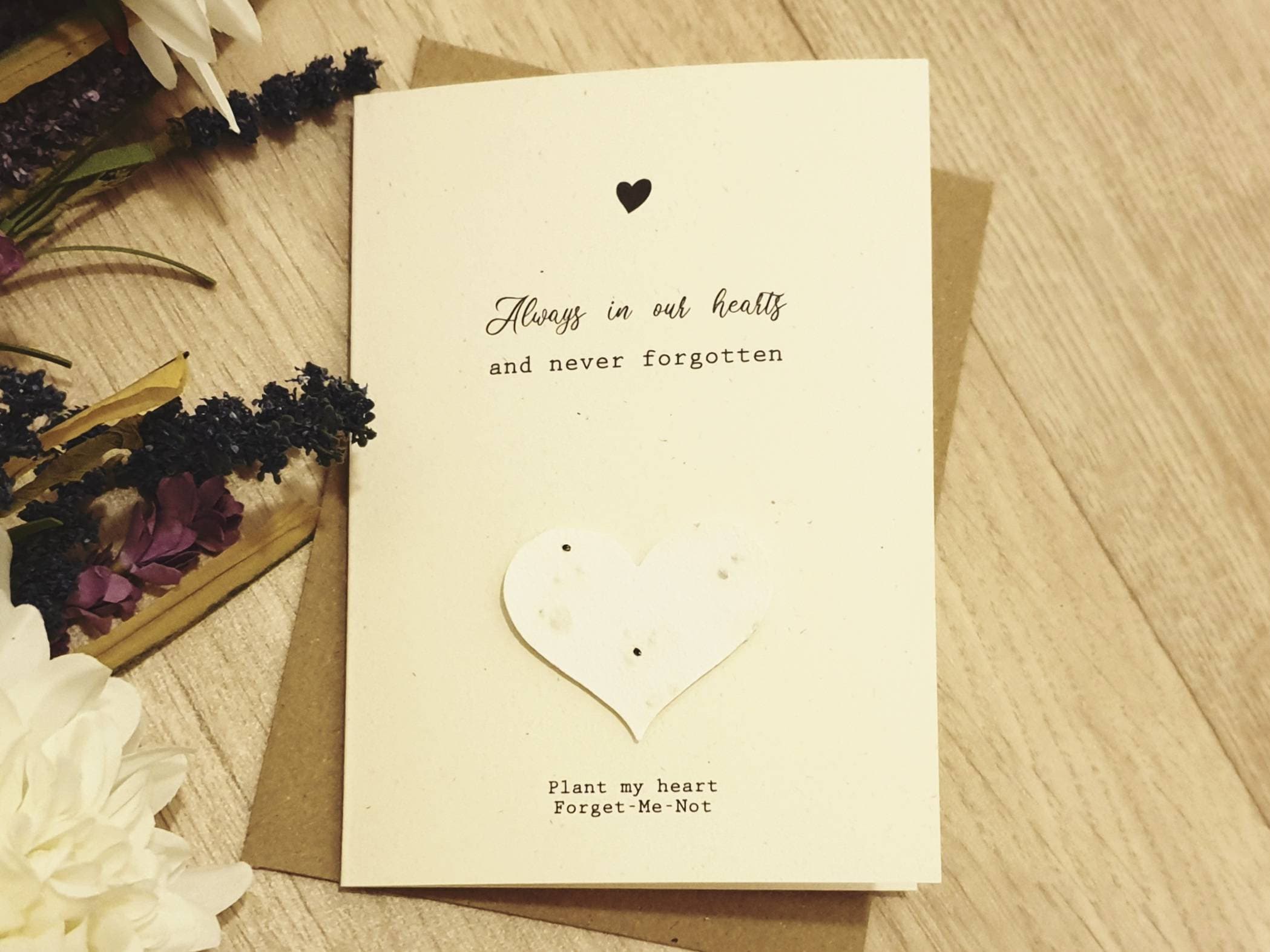 Plantable Sympathy Card Miscarriage Card Condolence Card - Etsy UK