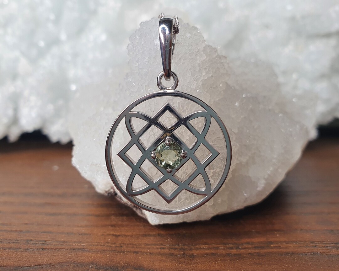 Moldavite Lada Symbol - the Star of Beauty and Fertility Pendant With ...