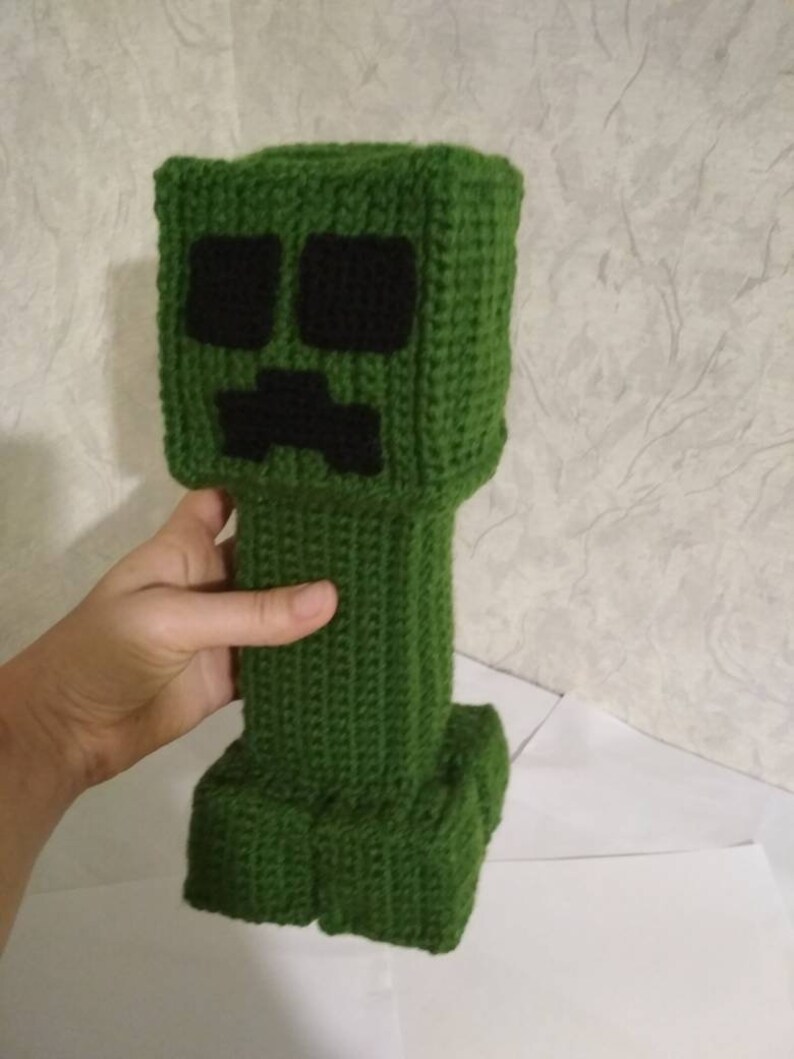 Minecraft Creeper Amigurumi Boy Crochet Softy Toy - Etsy