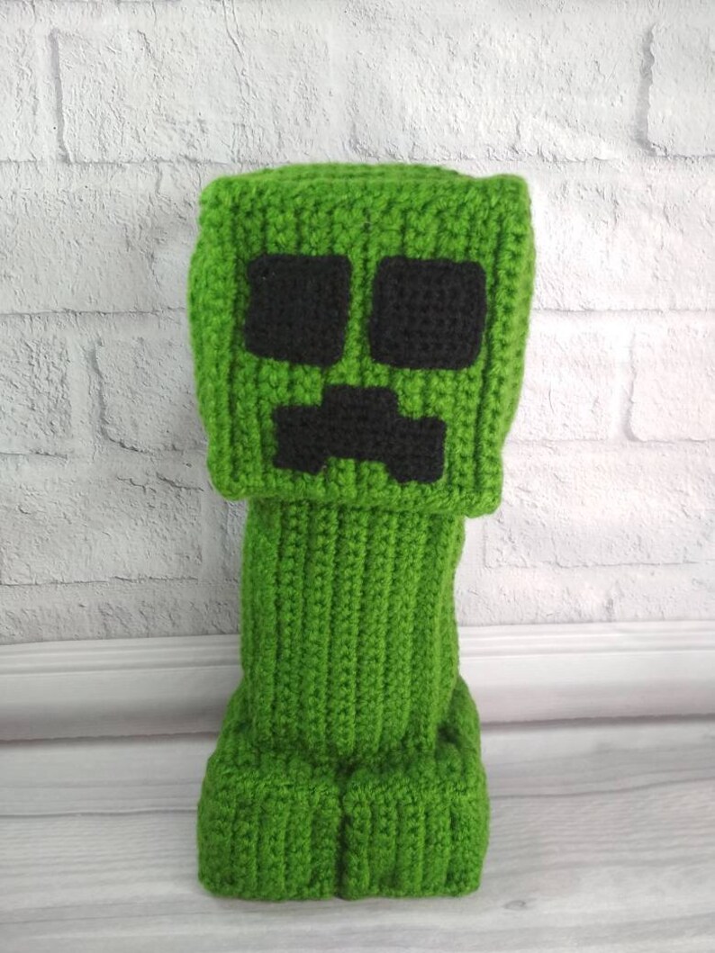 Minecraft Creeper Amigurumi Boy Crochet Softy Toy - Etsy
